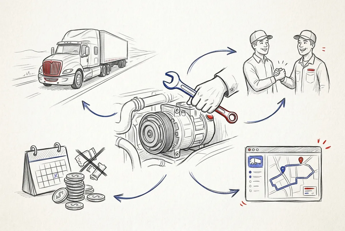 8 Fleet AC Maintenance Checklist Mistakes to Stop Making - Marks Air